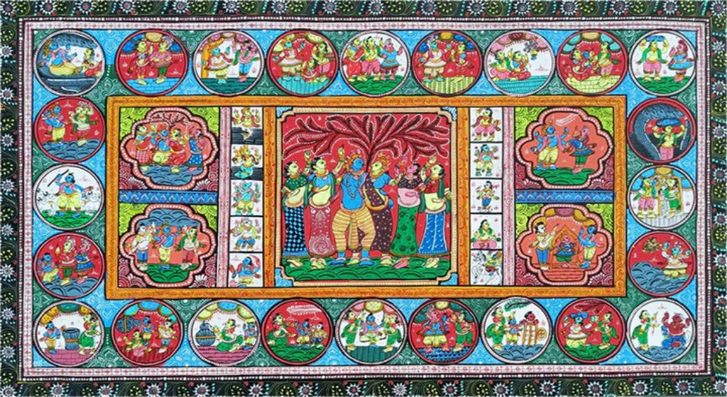 Different styles of Pattachitra Artwork