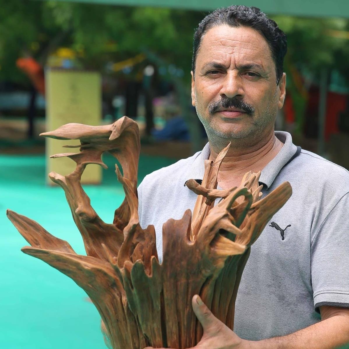 Suresh Pant- Driftwood craft artist