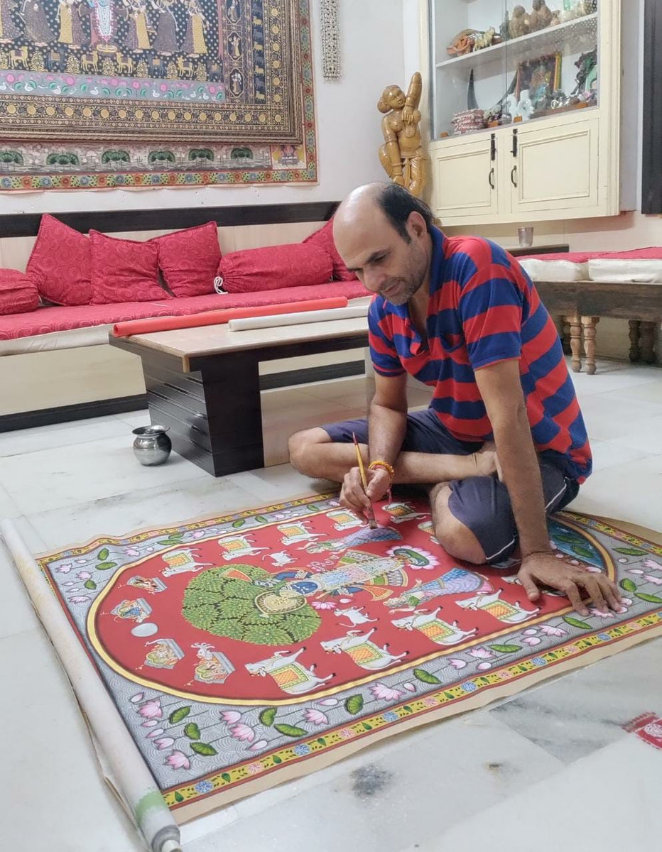 Buy Pichwai Paintings by Master Artist Dinesh Soni