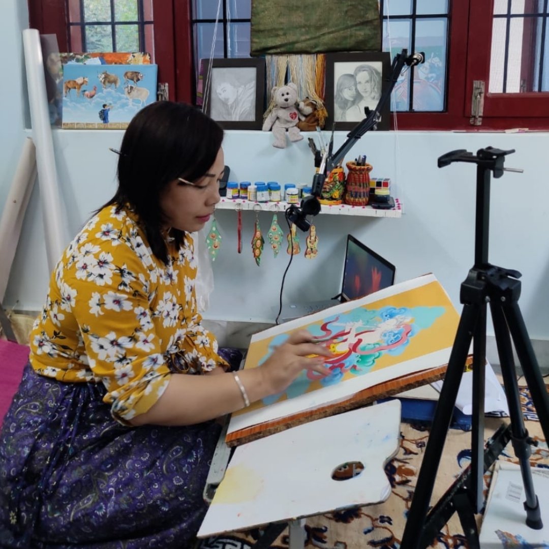 Krishna Tashi Palmo: Thangka artist