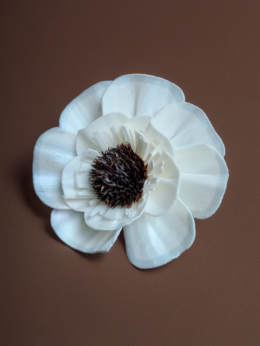 Buy Multi-layered Flower in Sholapith Artwork For home decor