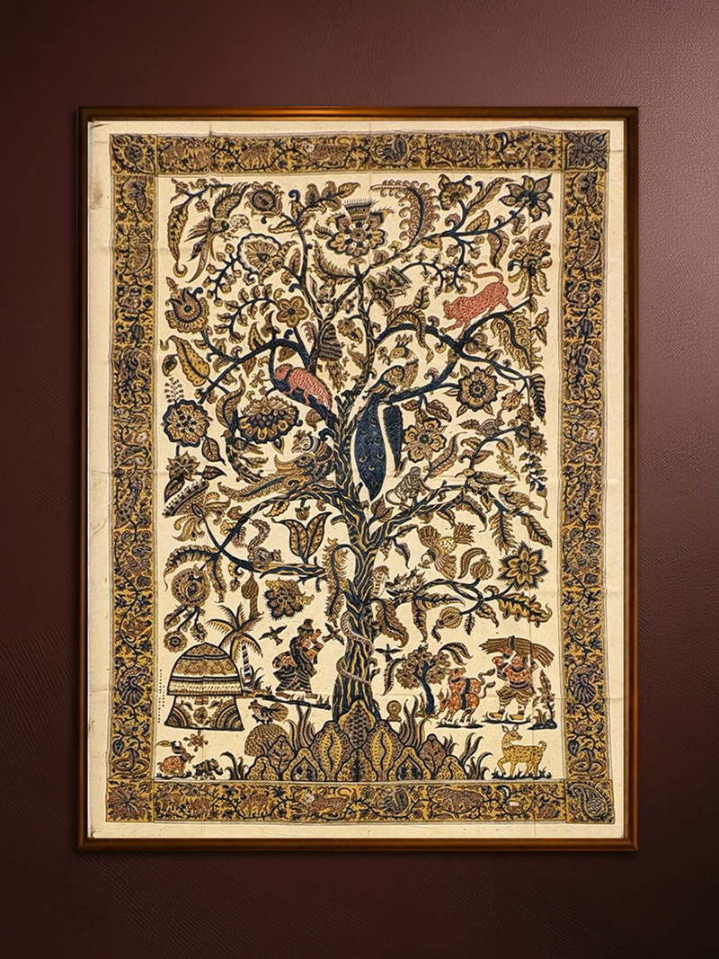 Tree of Life in Machlipatnam Kalamkari Painting