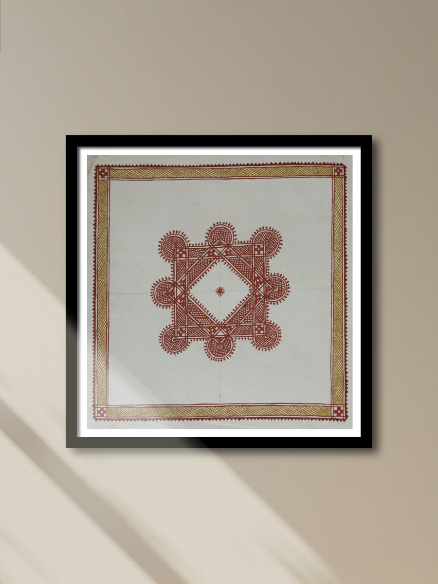 Geometric Patterns In Chittara Art- Indian Folk Art