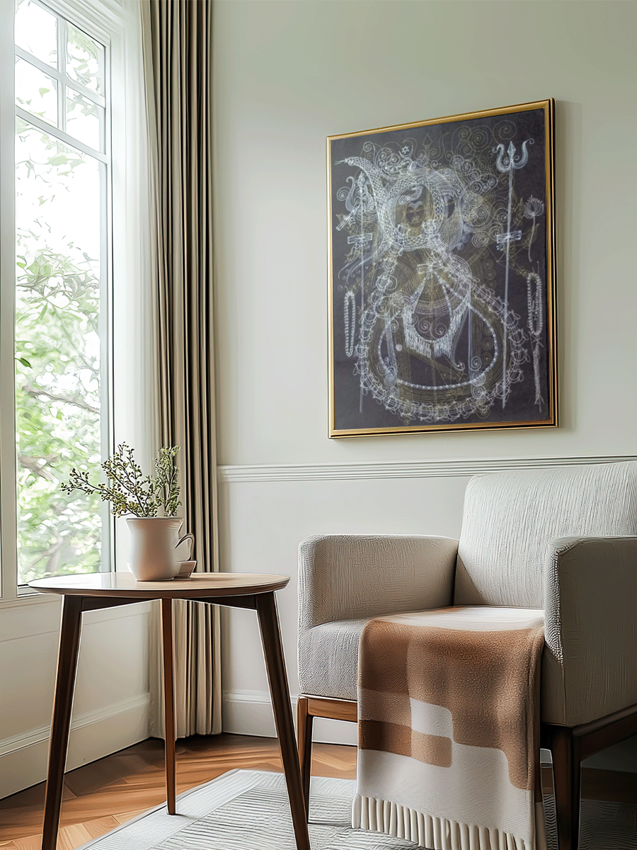 Buy Lord Shiva Home Decor Painting For Wall In Surpur Artform