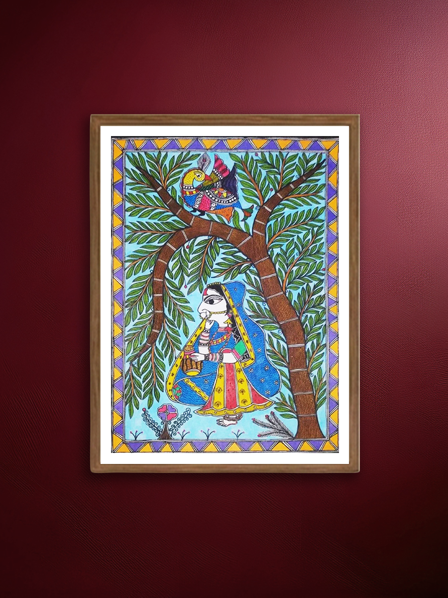 Celebrating women in Madhubani Painting for sale