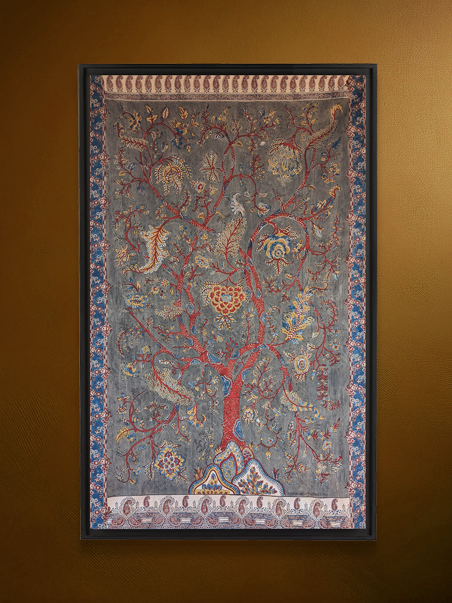 Tree of life in Machlipatnam Kalamkari Painting