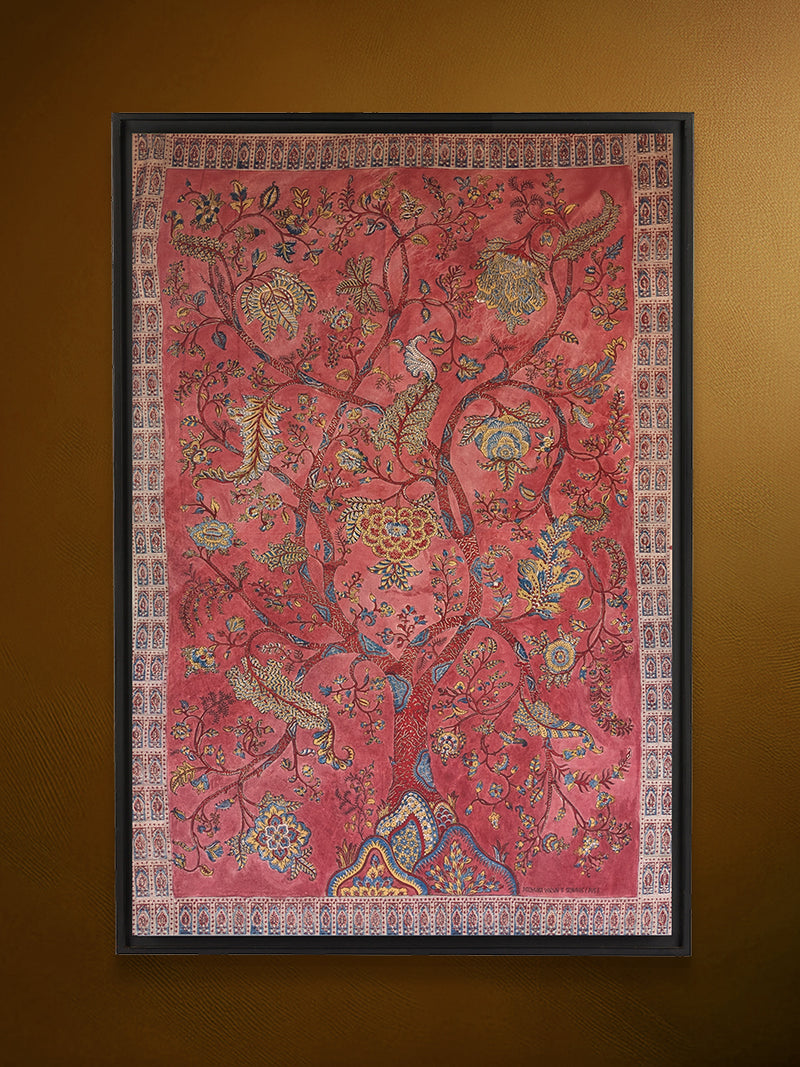 Tree of life in Machlipatnam Kalamkari Painting