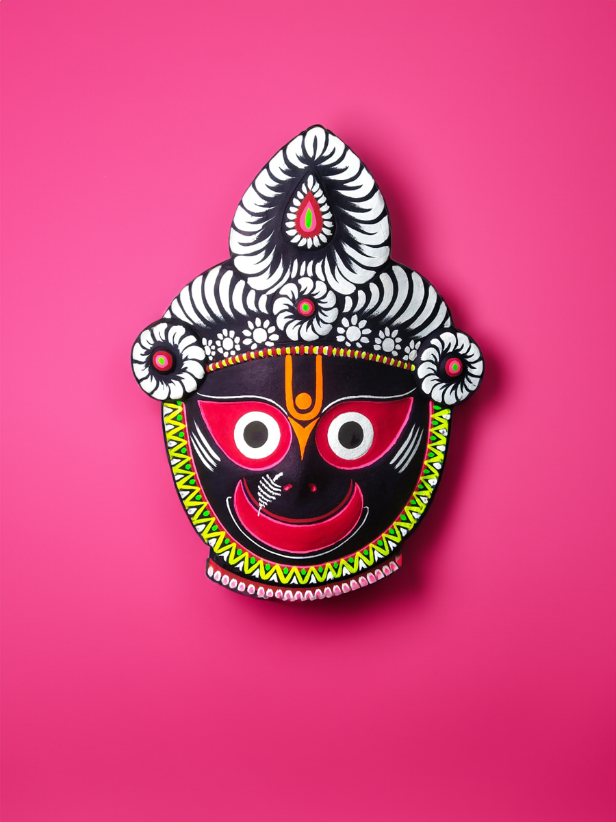 Handcrafted Lord Jagannath Chhau Mask