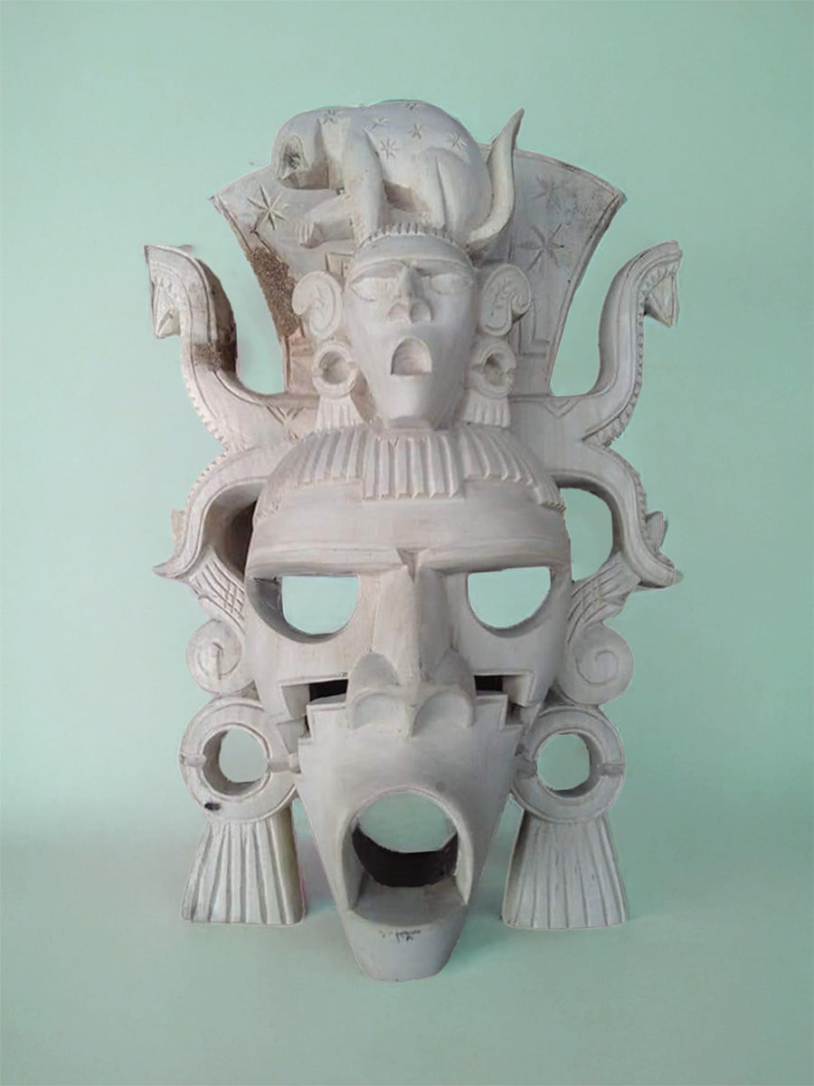 Traditional Indian Furnishings: Adivasi in Gomira Mask