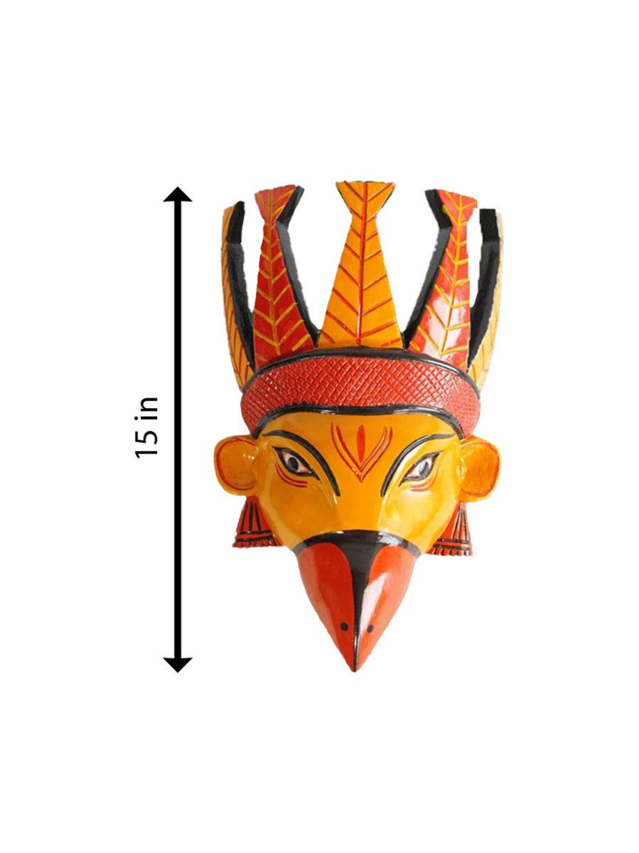 Handcrafted Jatayu Gomira Mask by Kalyan Chandra Sarkar – Buy Now
