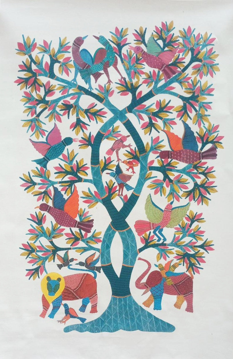 Traditional Gond Wildlife Art