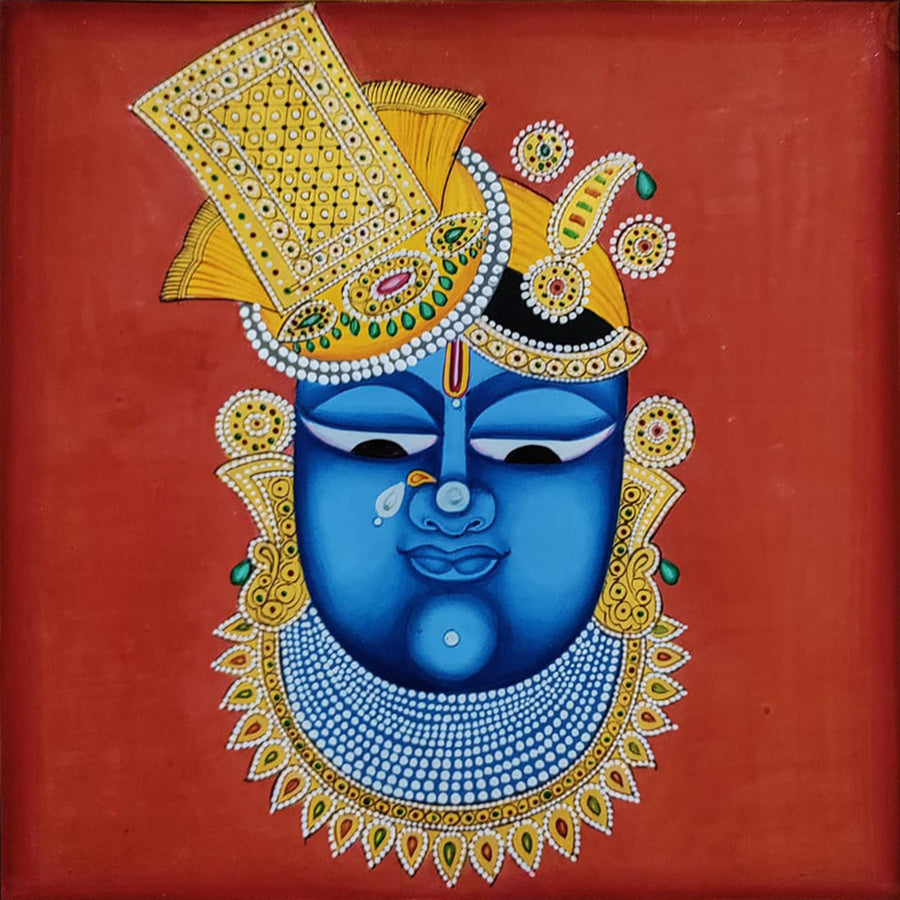Shrinathji in Pichwai by Dinesh Soni for Sale