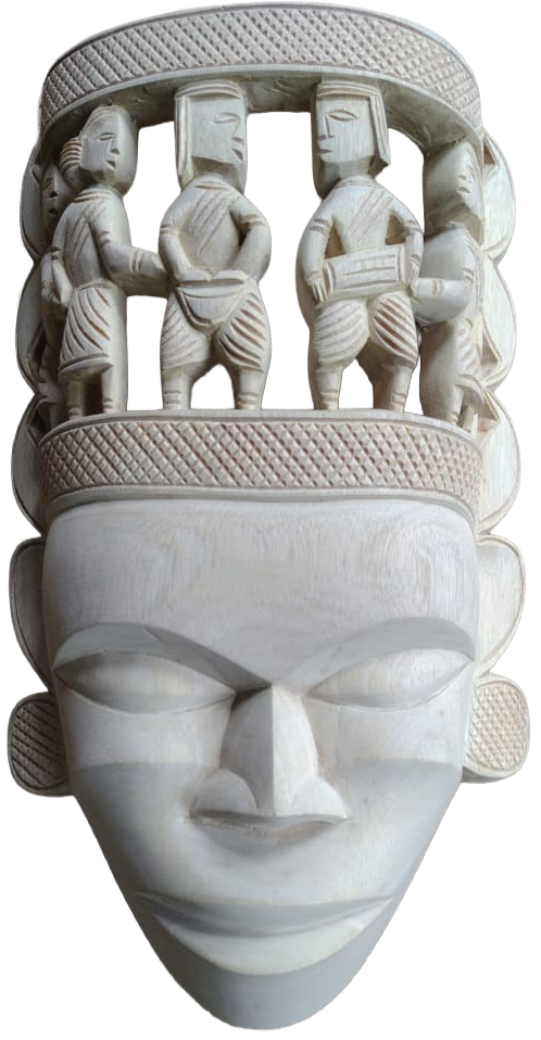 Traditional Indian Furnishings: The Beats of Adivasi Dance in Gomira Mask