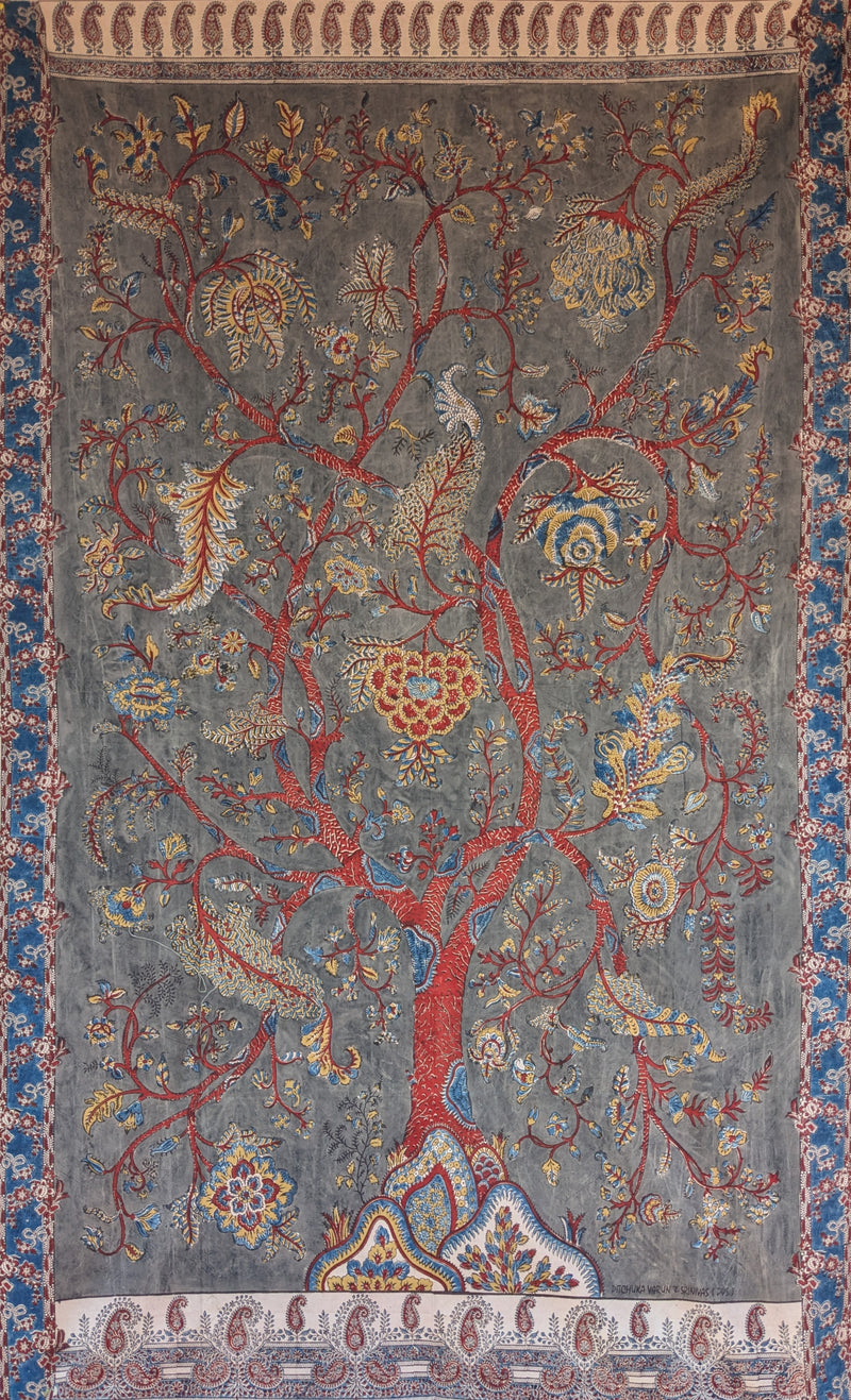 Tree of life in Machlipatnam Kalamkari Painting
