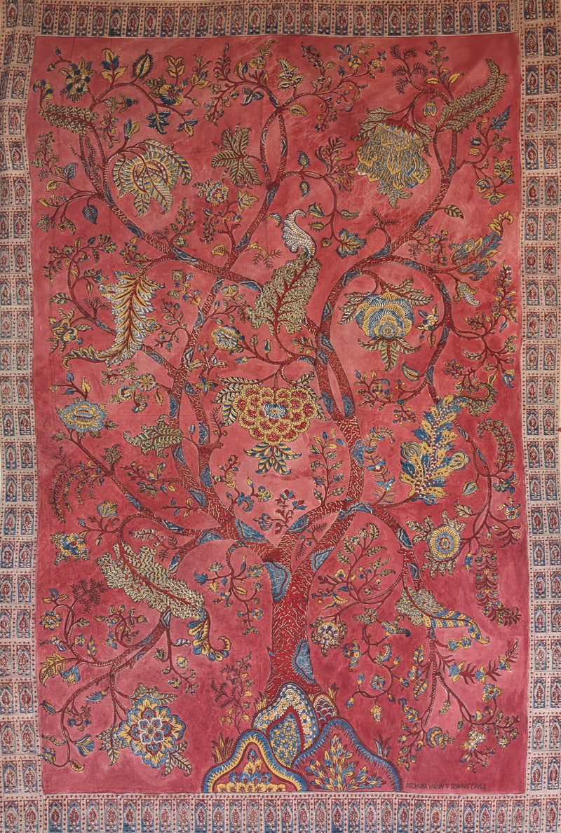 Tree of life in Machlipatnam Kalamkari Painting