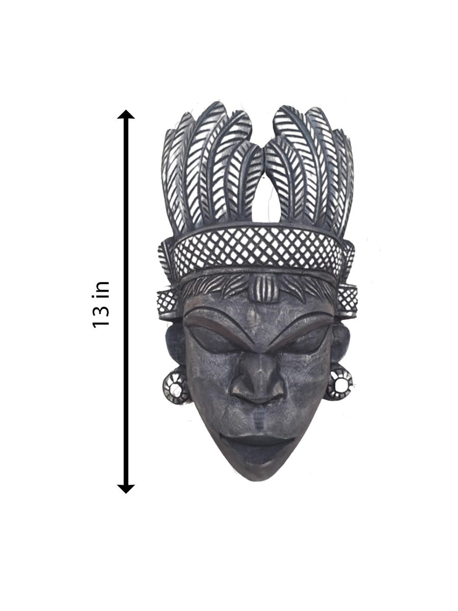Adivasi Wooden Gomira mask for home decor
