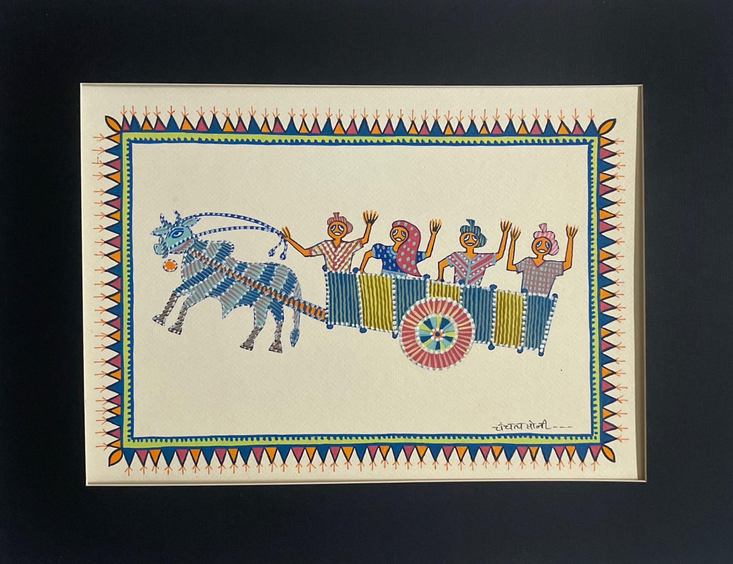 Buy Joyous Journey In Pithora art by Chanchal Soni Online