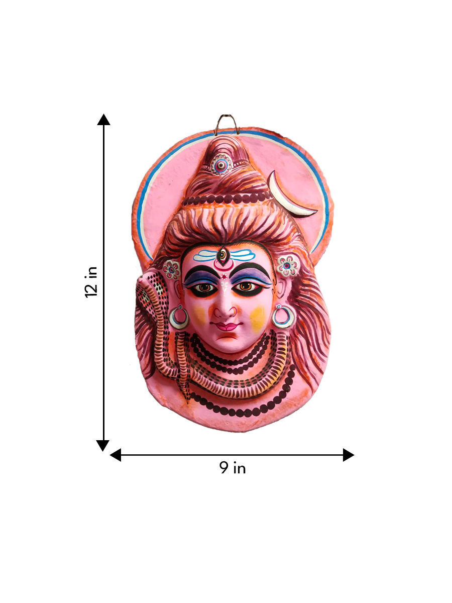Lord Shiva Wall Hanging Chhau Mask