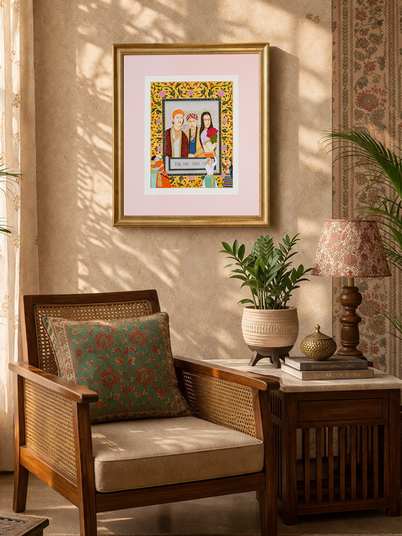Kal Ho Na Ho in Classical Mughal Miniature- Art Gallery