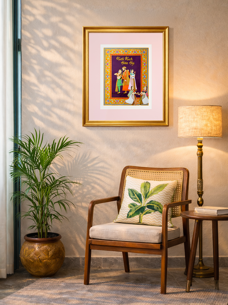 Kuch Kuch Hota Hai in Classical Mughal Miniature- Art Gallery