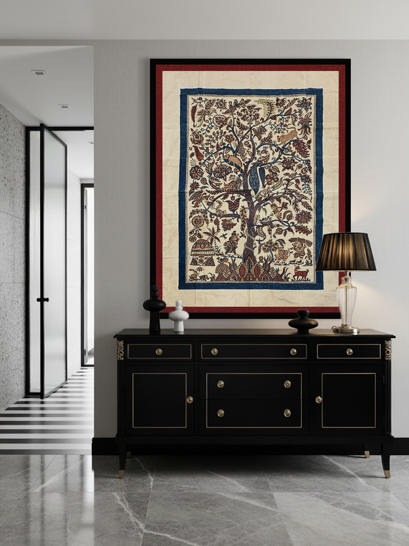 Tree of Life in Machlipatnam Kalamkari Painting