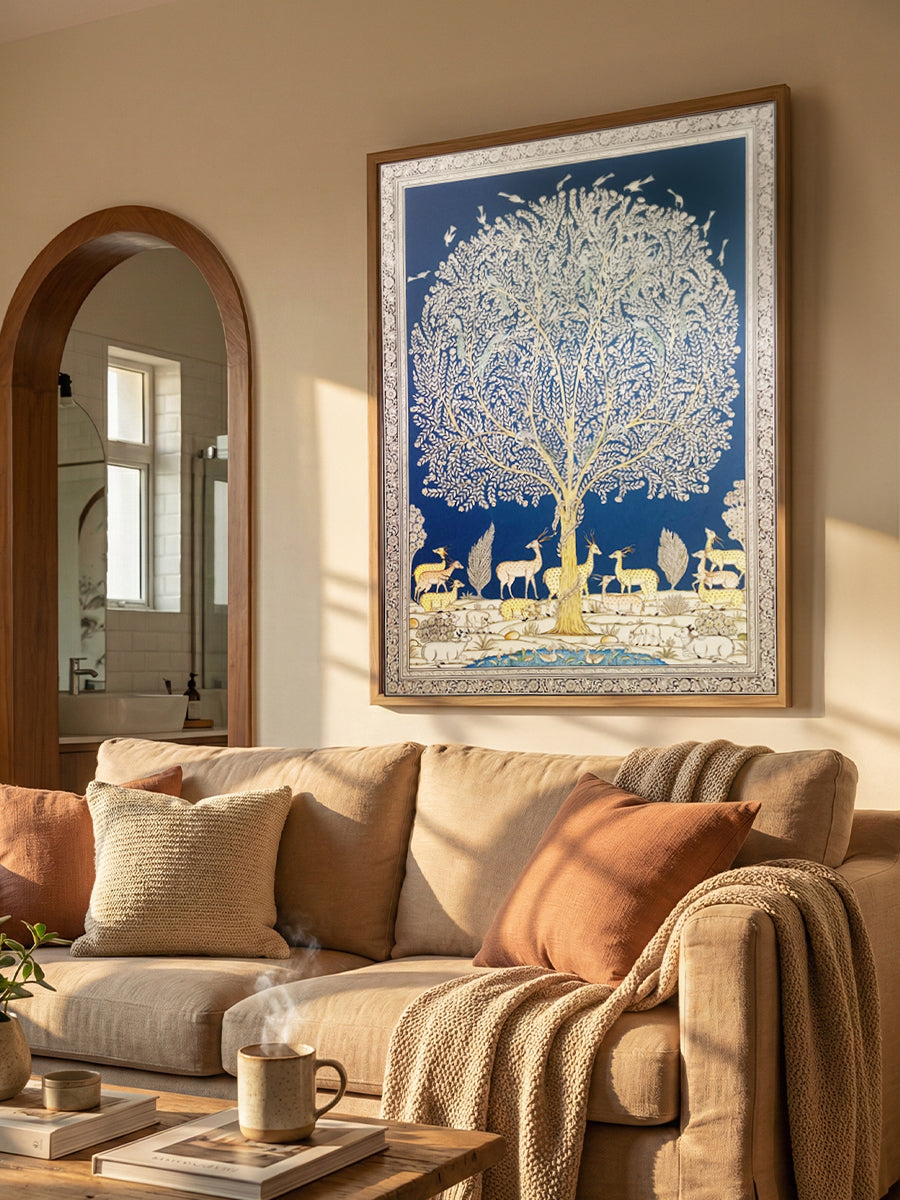 Buy Tree of life in Pattachitra Paintings | Traditional Indian Wall Art