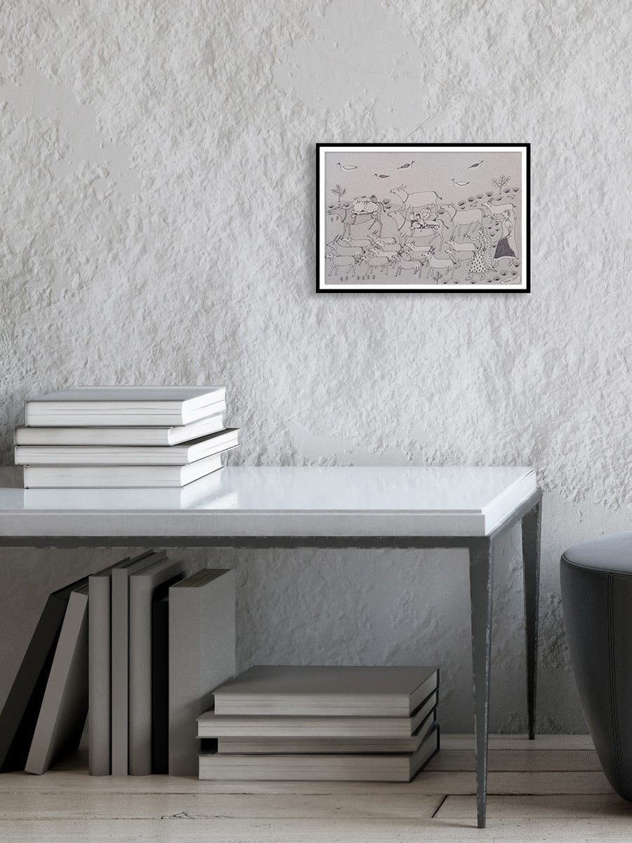 Traditional Jogi Migration Artwork