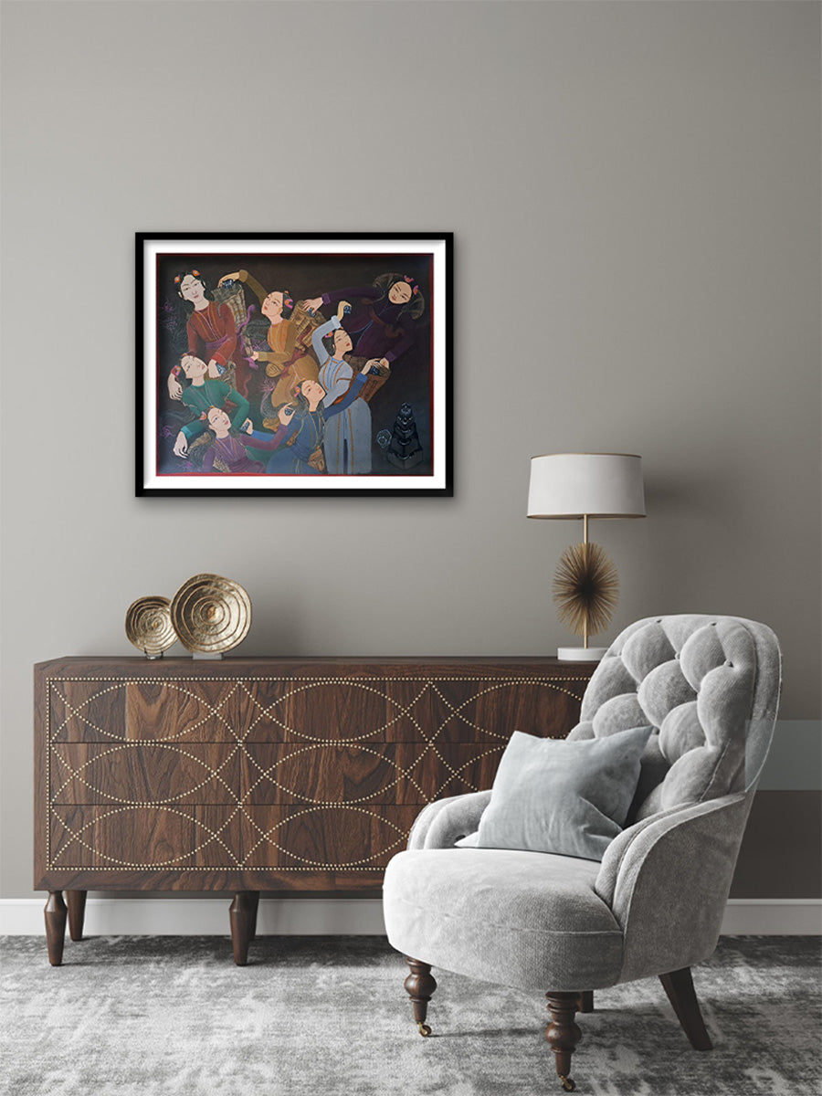 Shop 7 sisters in Thangka painting by Krishna Tashi Palmo