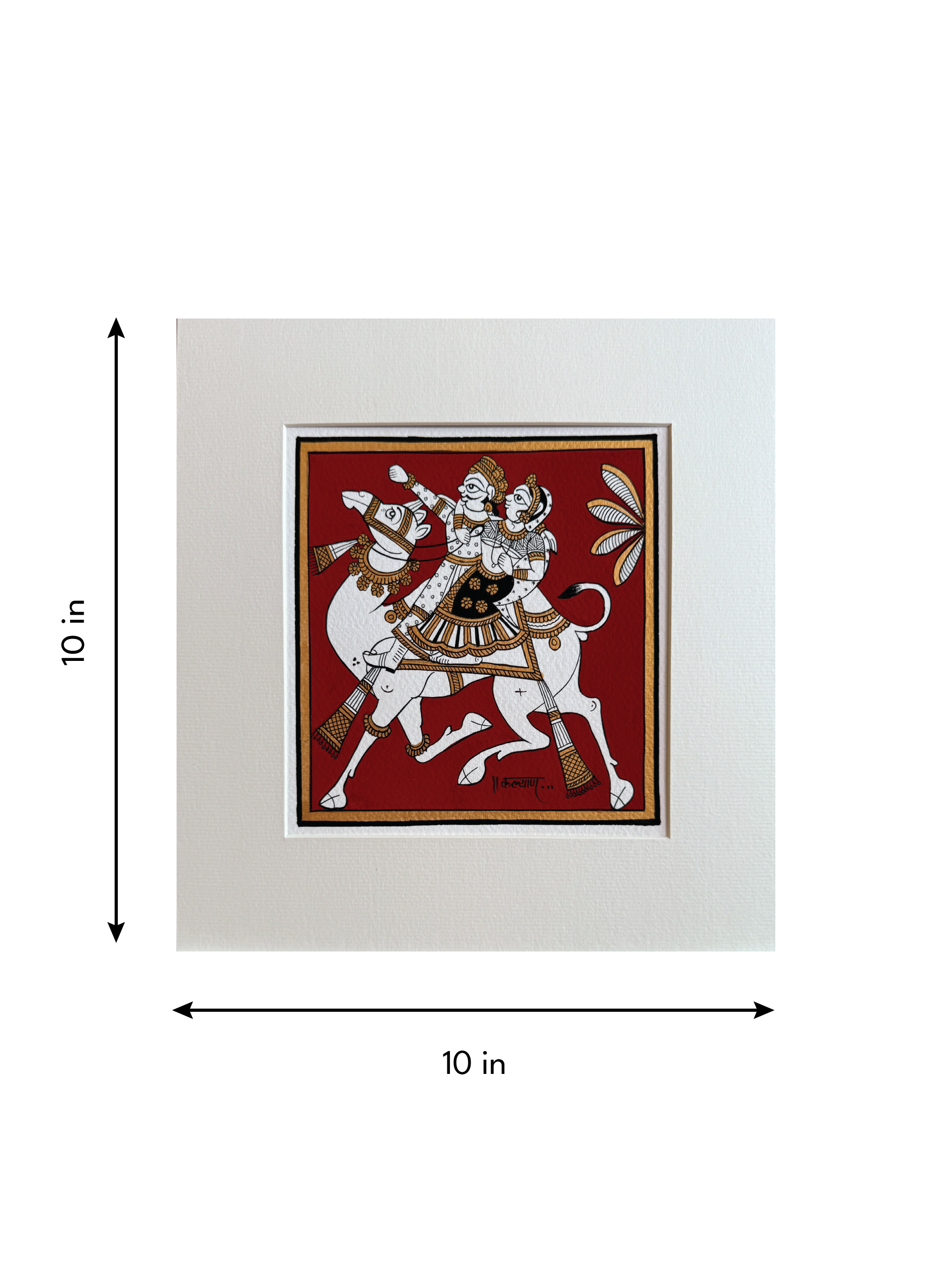 Buy A Royal Camel Ride in Phad painting Online