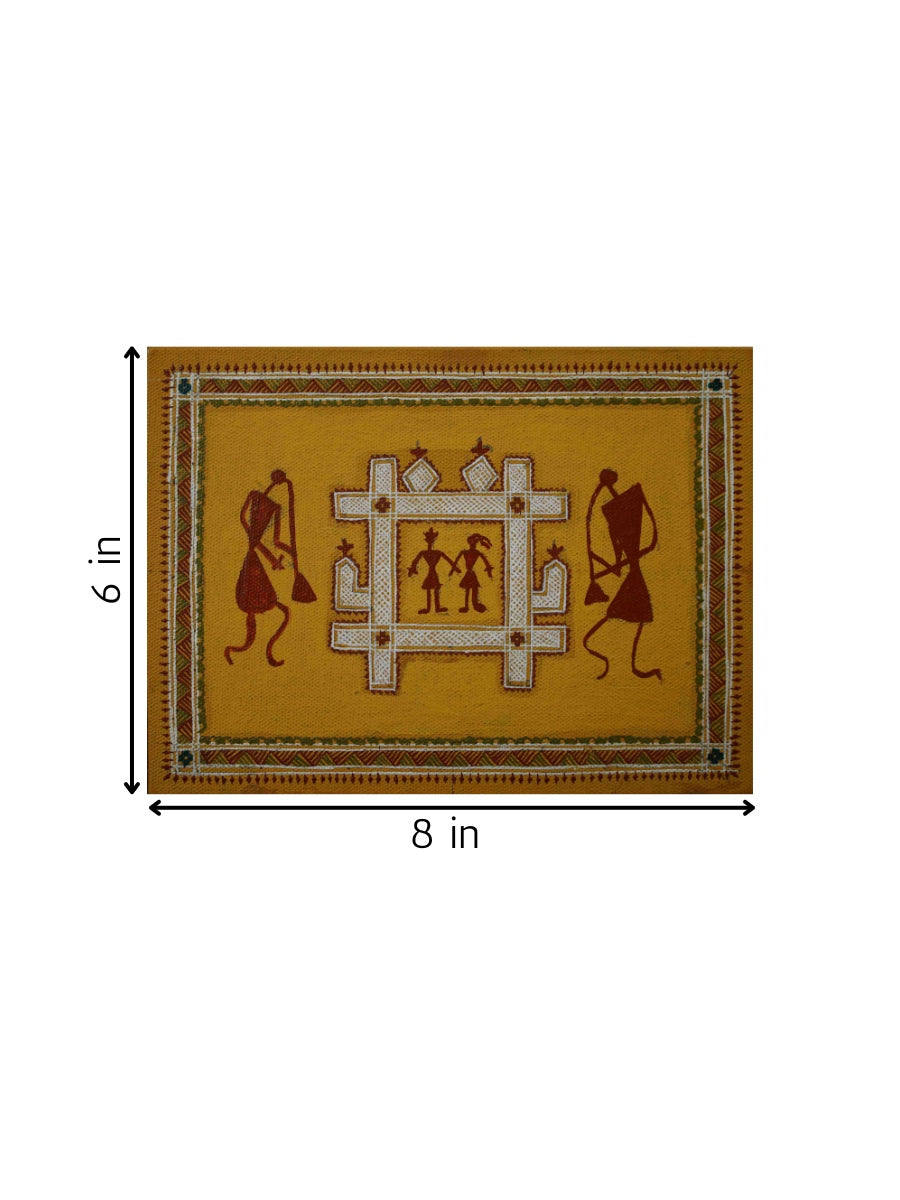 Traditional Indian Marriage In Chittara Art