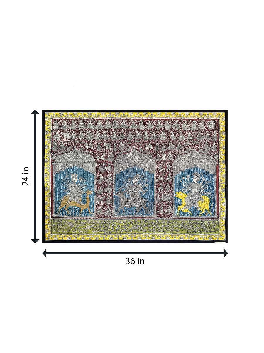 Buy Momai Mata, Vishat Mata, And Ambe Mata Mata Ni Pachedi | Indian ...