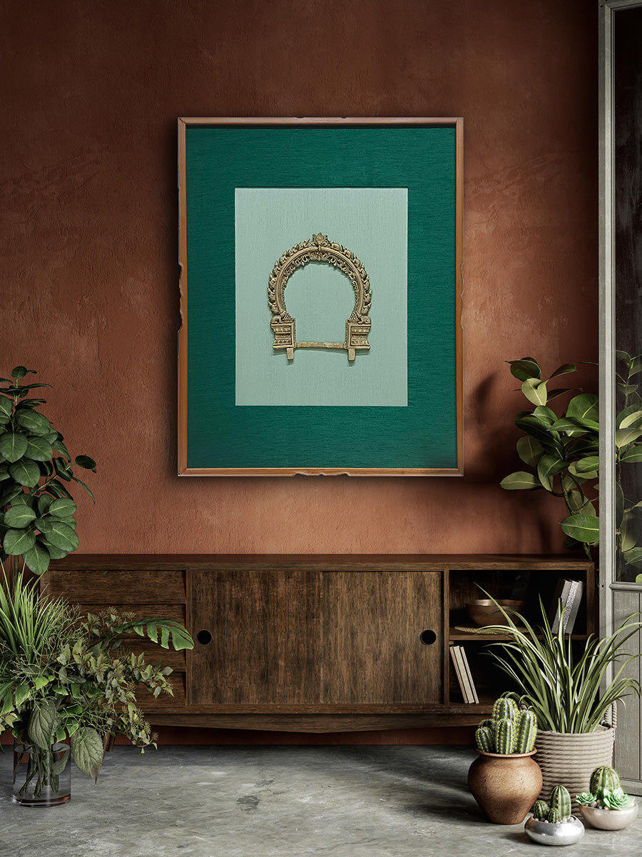 Buy Traditional Brass Frame Art- Wall Hanging