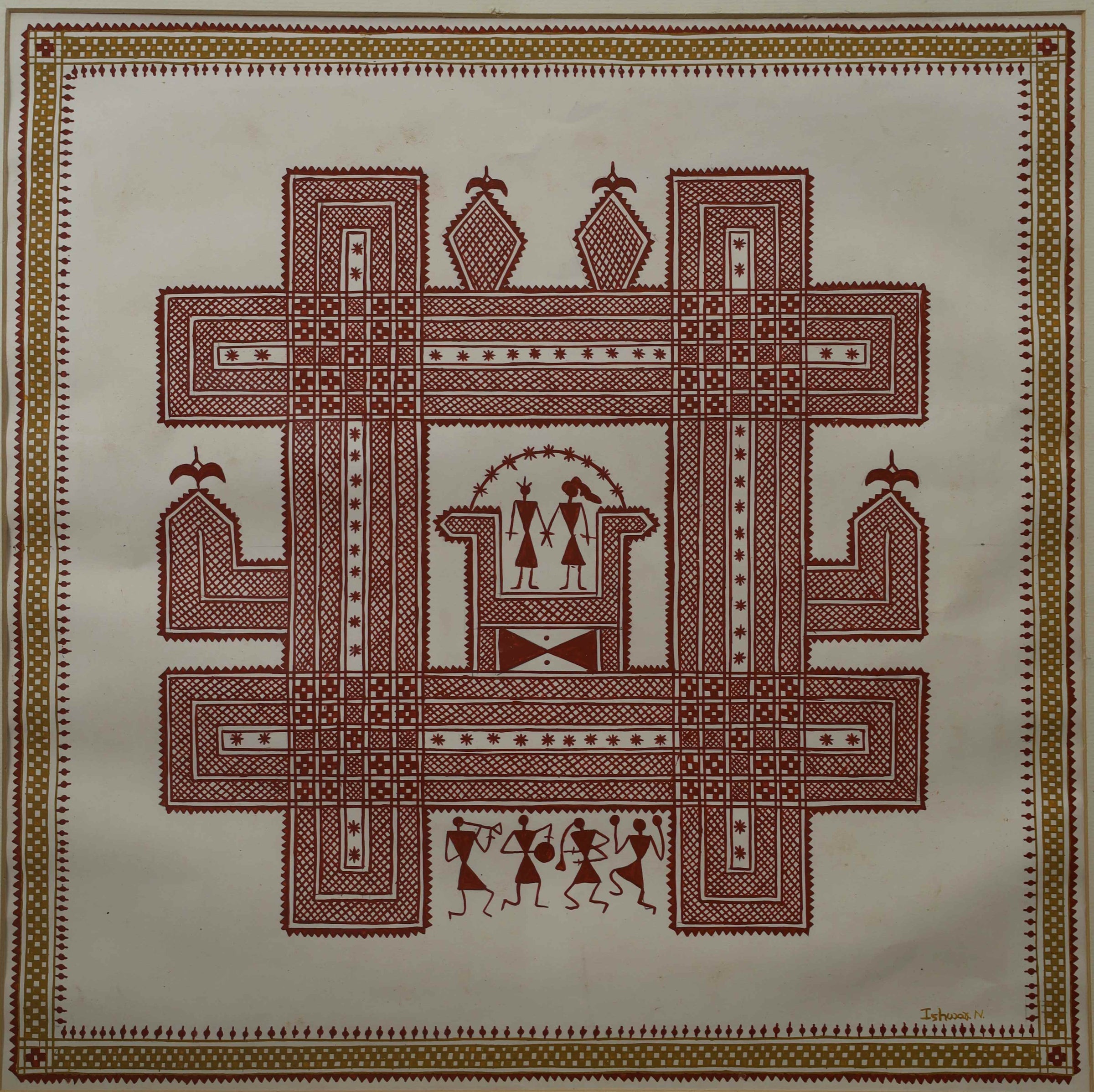 Hasegoda Hall Chittara Folk Painting