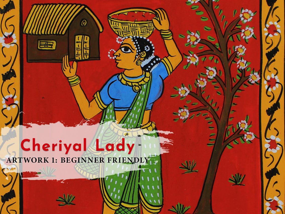 Cheriyal Scroll Master Class | Painting Workshop by Sai Kiran Dhanalakota