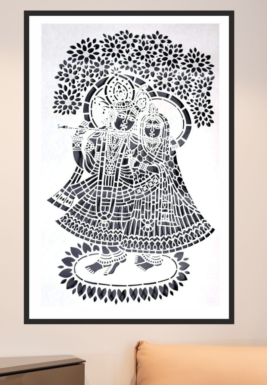 Sanjhi Paintings | Sanjhi Art Handmade Paintings Online – MeMeraki