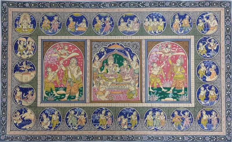Ramayan Katha Chitra | Pattachitra Painting for Sale – MeMeraki